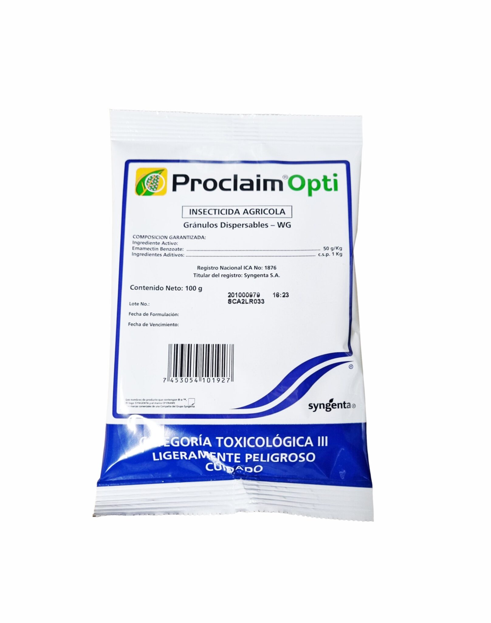 Proclaim 5 SG 100Gr – Superagro Global SAS