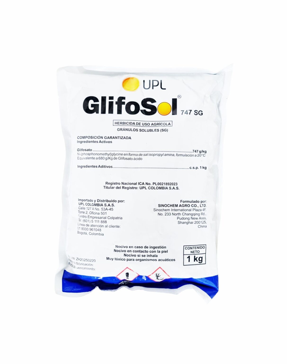Glifosol 747SG 1Kg – Superagro Global SAS