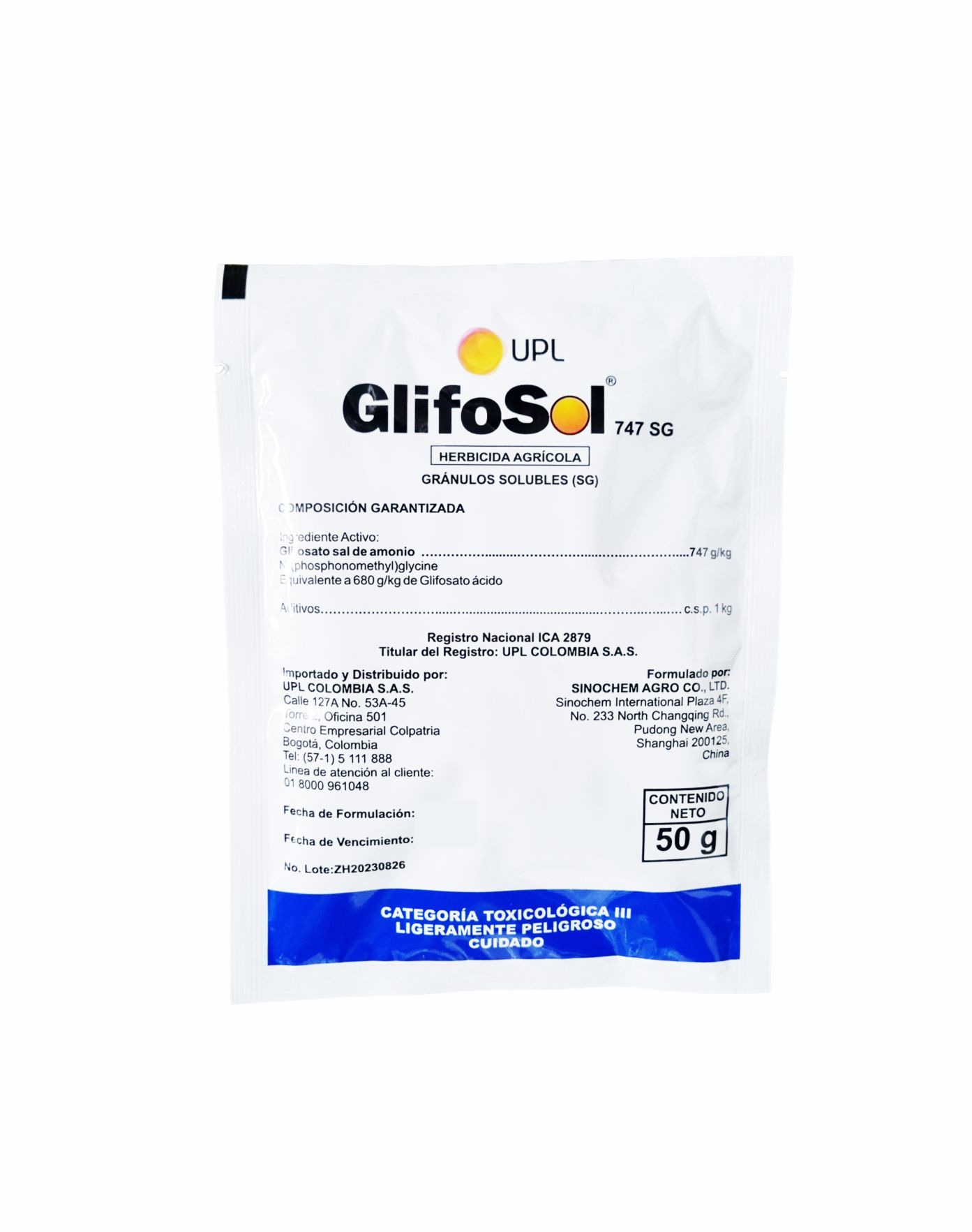 Glifosol 747SG 50gr – Superagro Global SAS