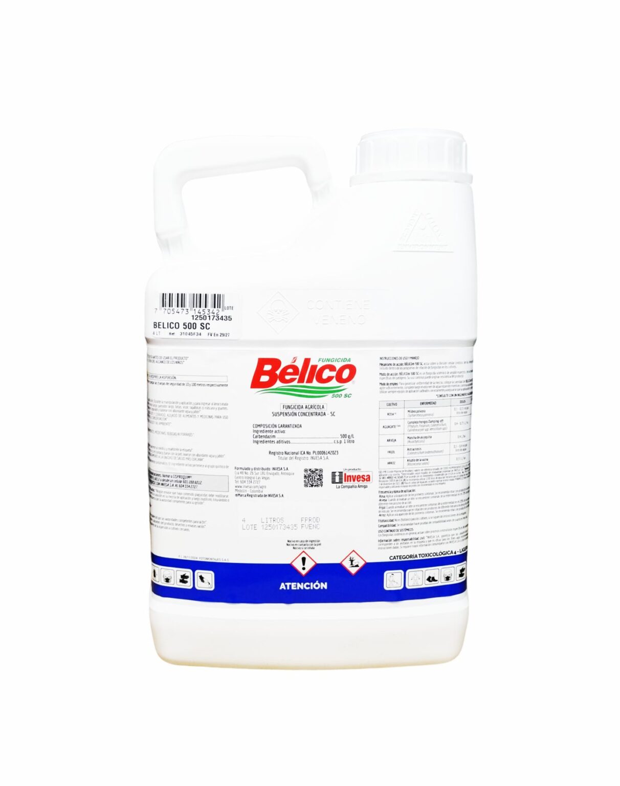 Bélico 500SC 4Lt – Superagro Global SAS